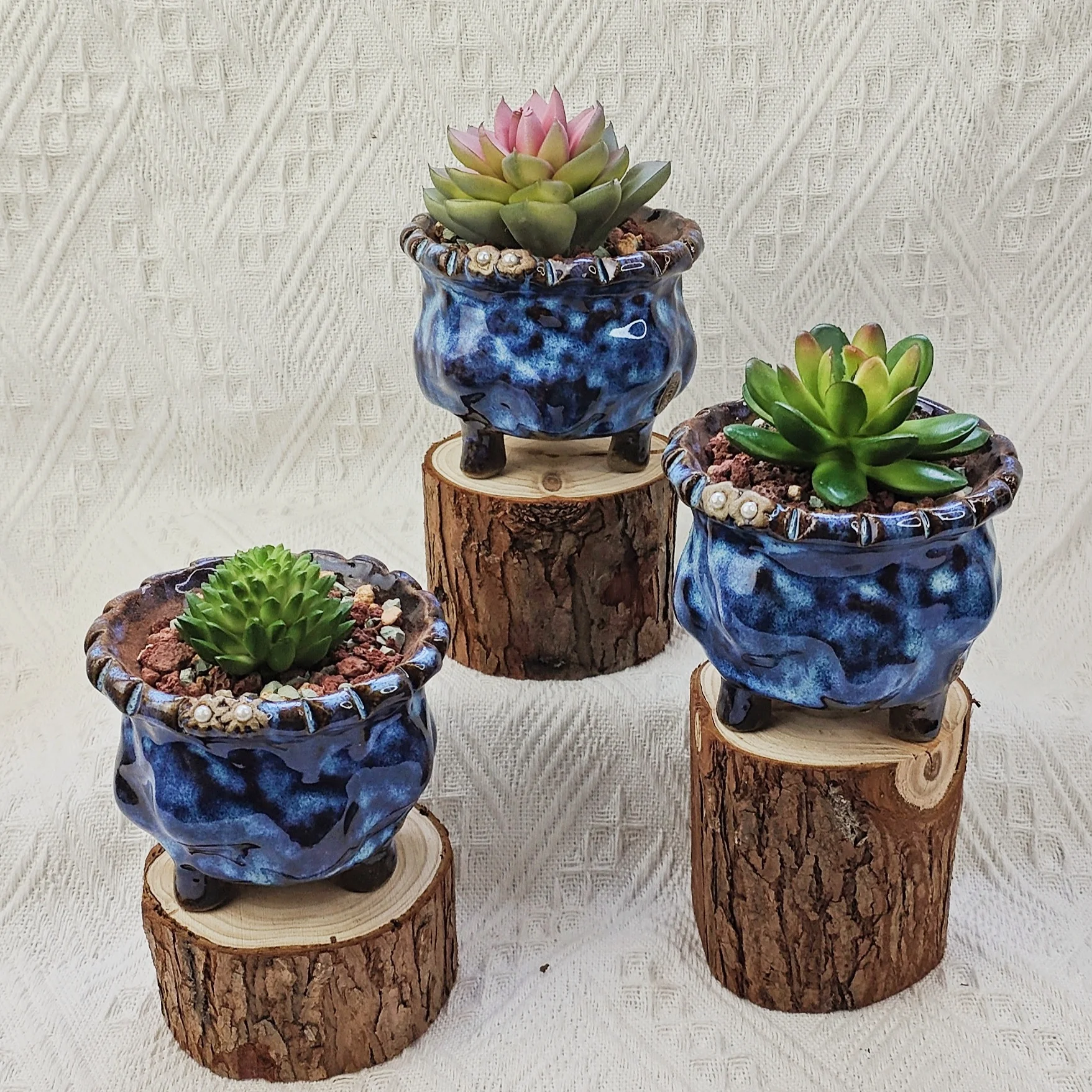 Creativity Chinese Style Ceramic Succulent Planter Pot Home Indoor ...