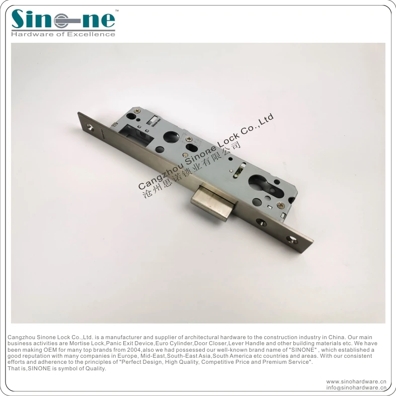 MORTISE NARROW ROLLER LOCK 85 92MM Fire Door Lock Stile Long Throw Deadlock