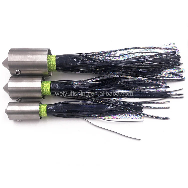 Heavy Duty Stainless Steel Rattle Head Trolling Lure
