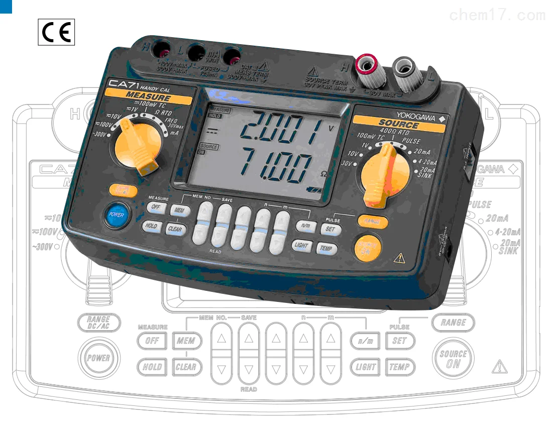 Original Japan Yokogawa Ca71 Multifunction Calibrator Ca71 Portable And ...