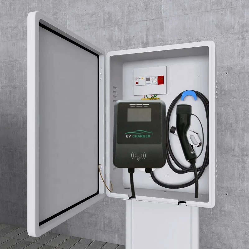 Lily Outdoor Wall Mounted Metal Enclosure for EV Car Chargers
