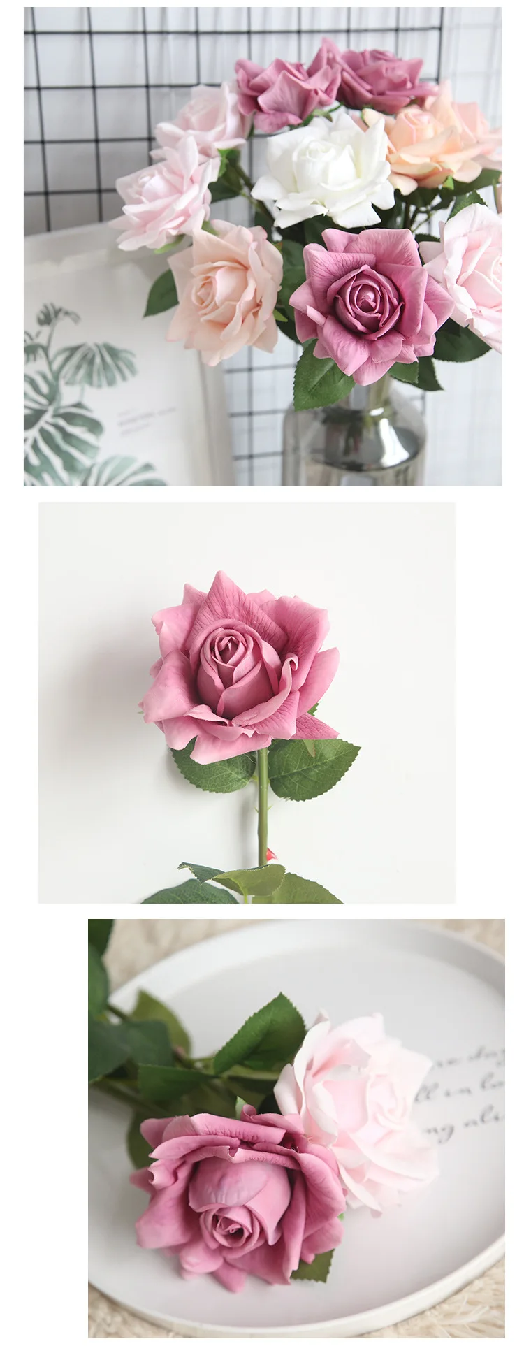 A-1007 Simulation Wedding Tables Arrangements Flower Decoration ...