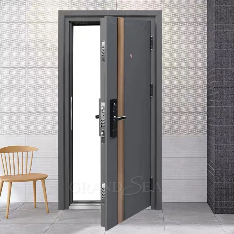 Strong Main Entrance Steel Security Doors for Residential