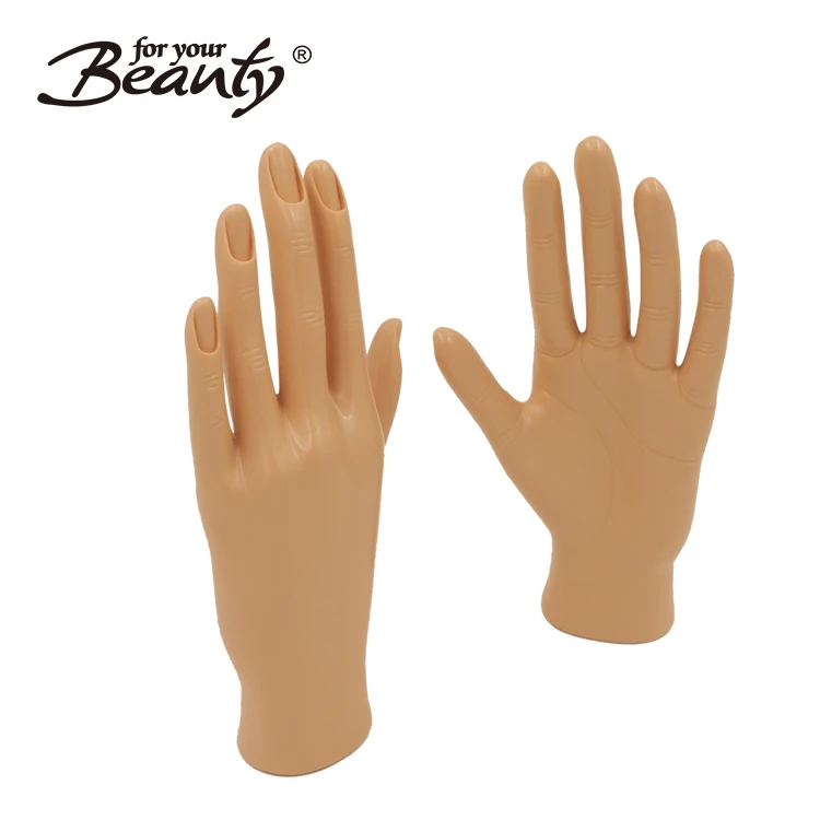 Plastic Hand Model for Nail Art Training - Perfect Practice