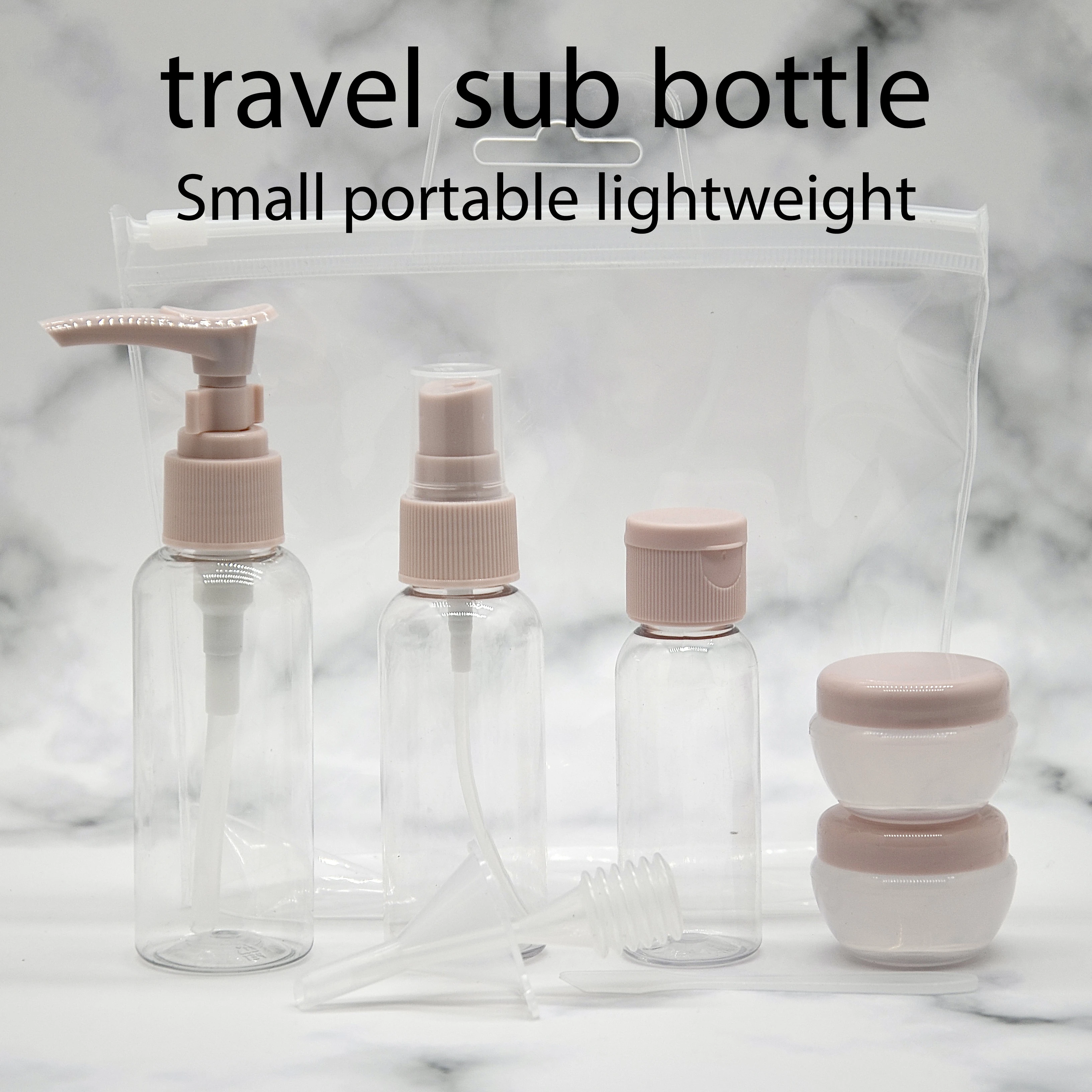 Skin Care Travel Bottles Set Personal Care Cosmetic Packaging Plastic ...