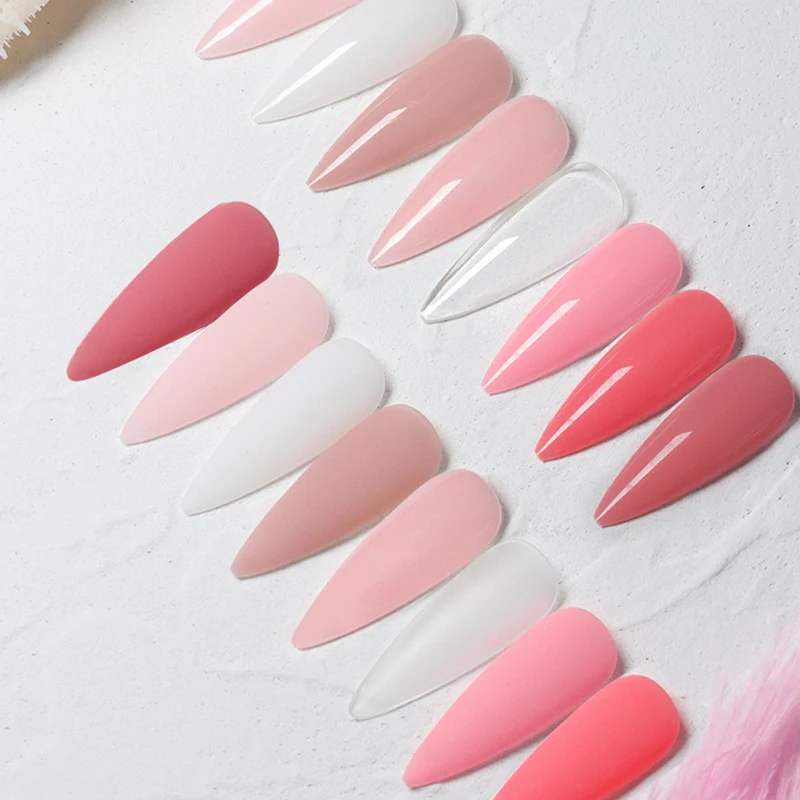 Holiday Nails Color Fiber Base Gel Extend Builder Rubber Base Coat 5in1 ...