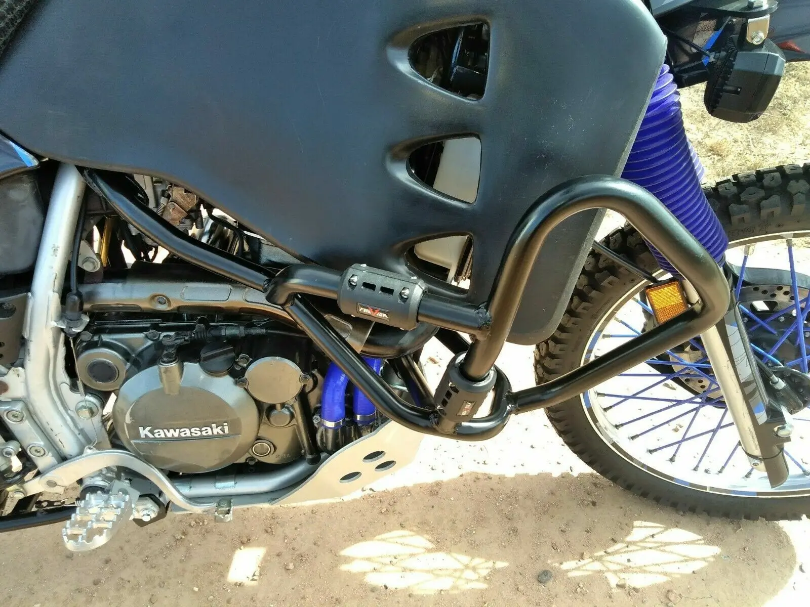 Side Crash Bar Engine Guard Protector For Kawasaki Klr650 2008-2018 Klr ...