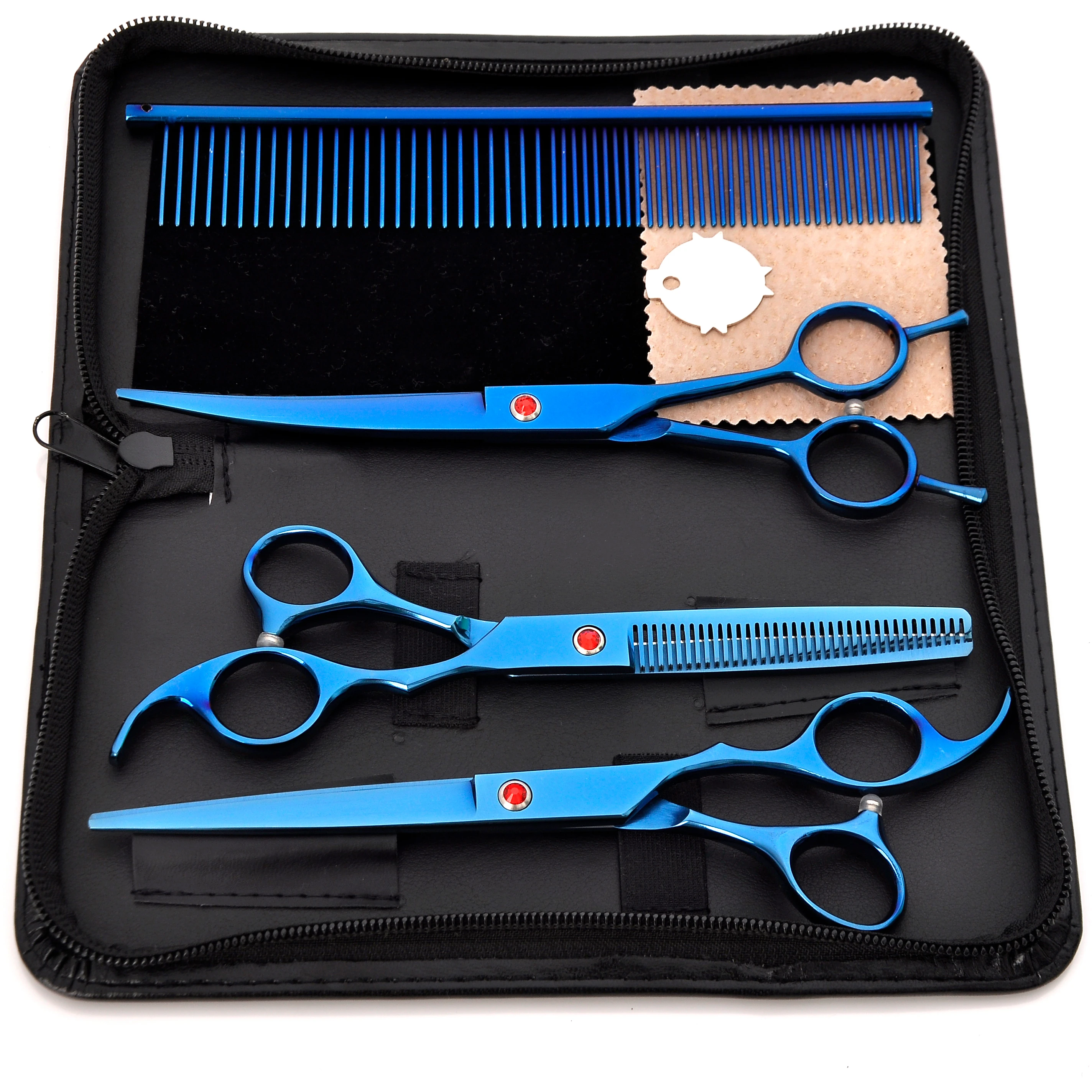 Barber Salon Hair Stylist Cutting Thinning Scissors Gold Professional Stainless Steel ...