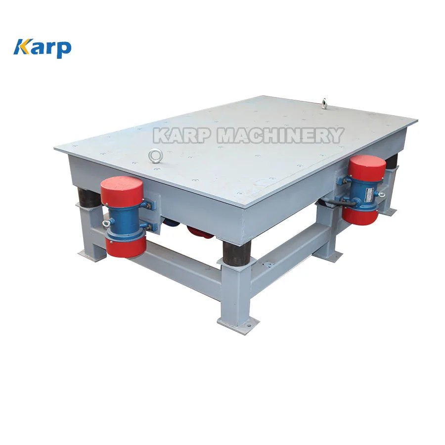 Concrete Mold Vibratory Table - Reduce Porosity & Improve Quality