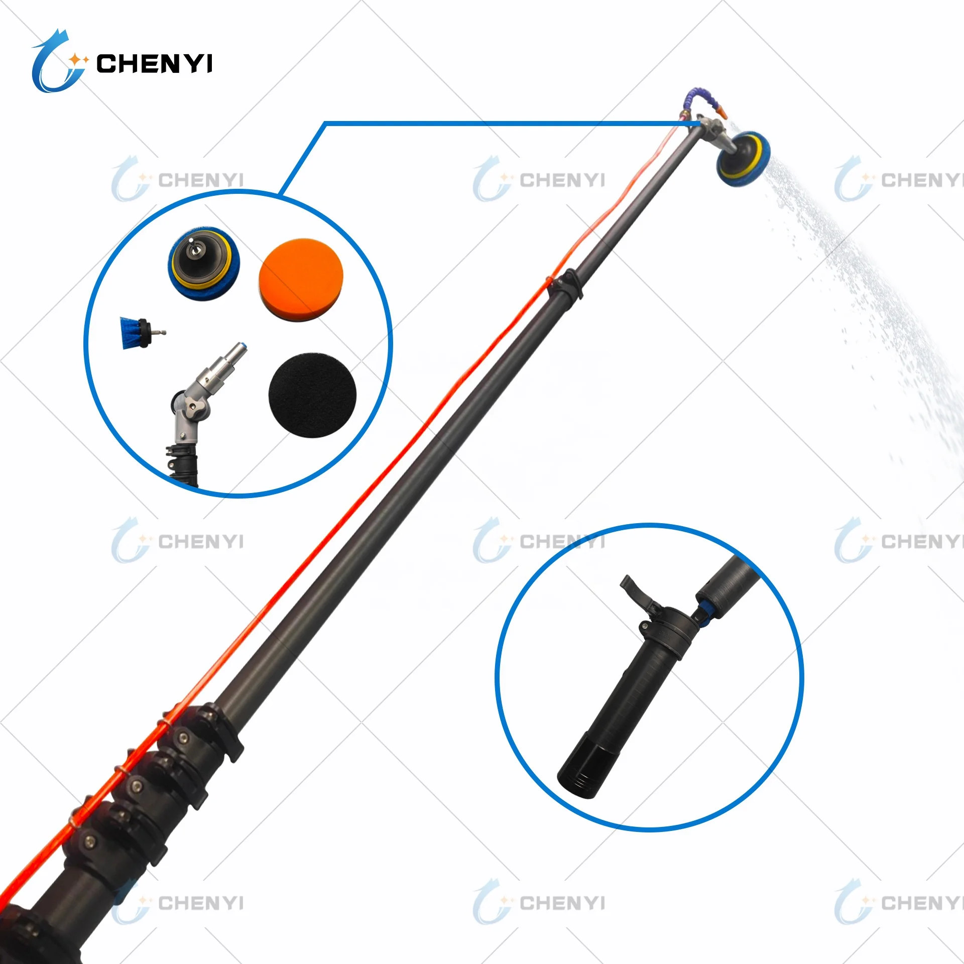 Outdoor Automatic 40ft Carbon Fiber Telescopic Extension Pole With ...