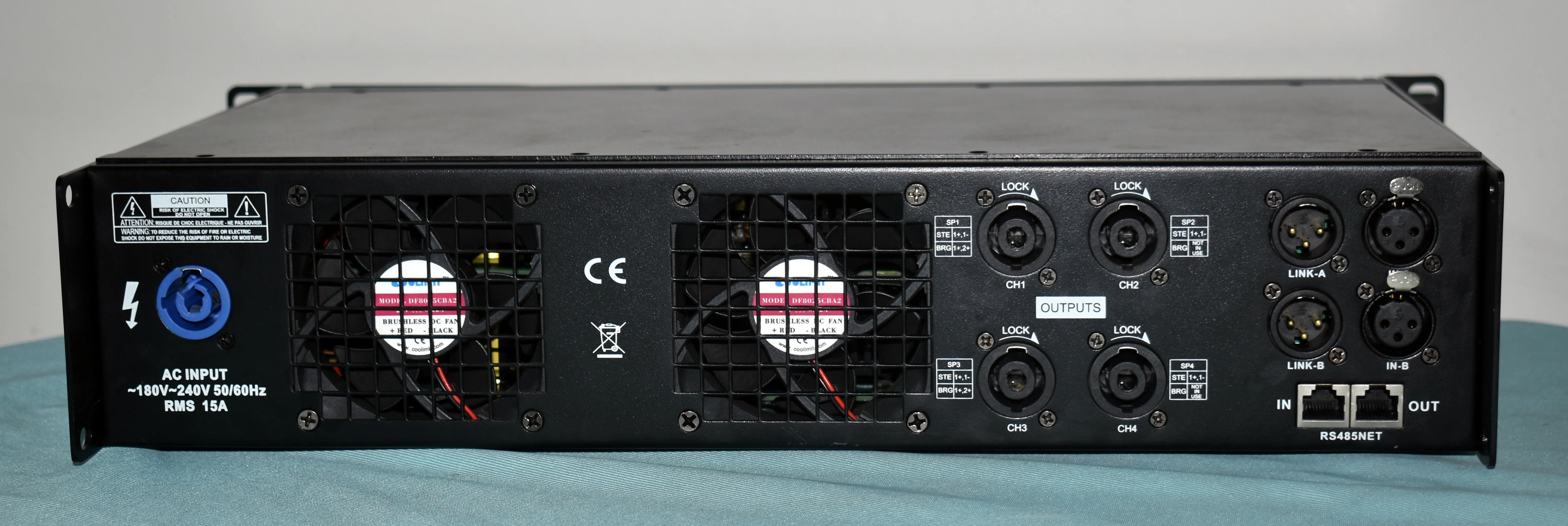 Dsp Control Digital Power Amplifier 4000w Big Power Outdoor Concert ...