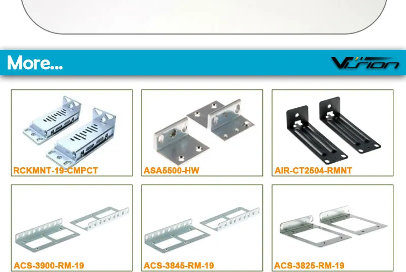Asa5506-rack-mnt Rack Mount Kit For Cisc0 Asa5506-k8/k9 - Buy Rack ...