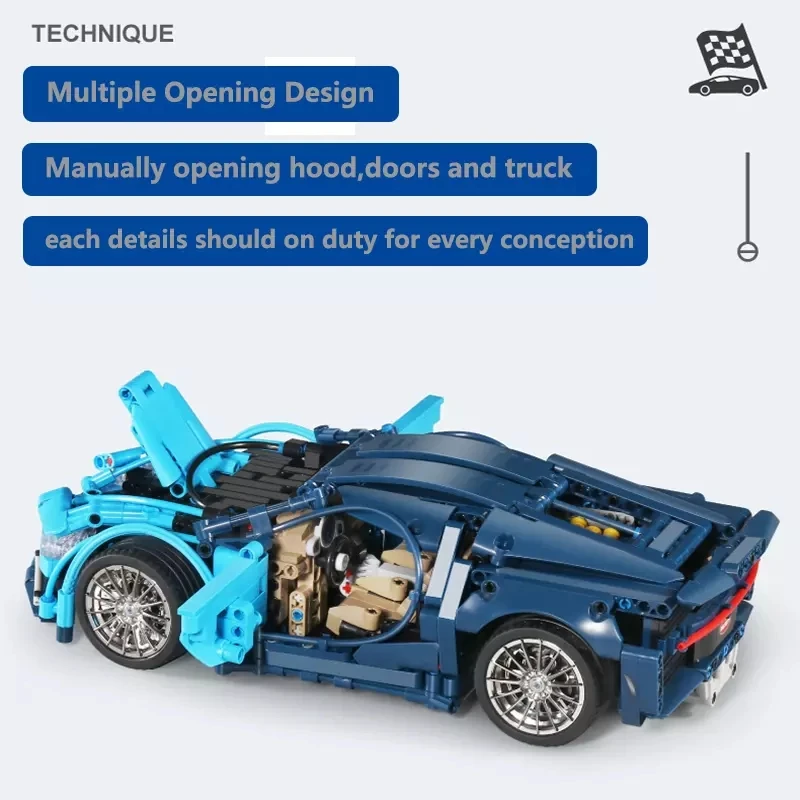 Sembo Block Technic Car Model Super Sport Racing Car Building Blocks ...