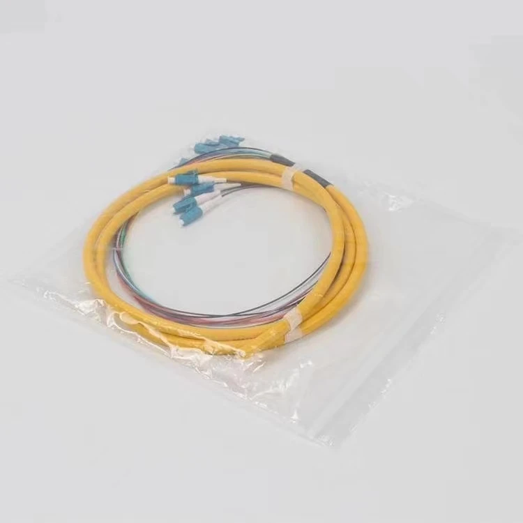 Fiber Optic Bundle Pigtail LC/UPC Connector 12 Color 0.9mm SM FTTH ...