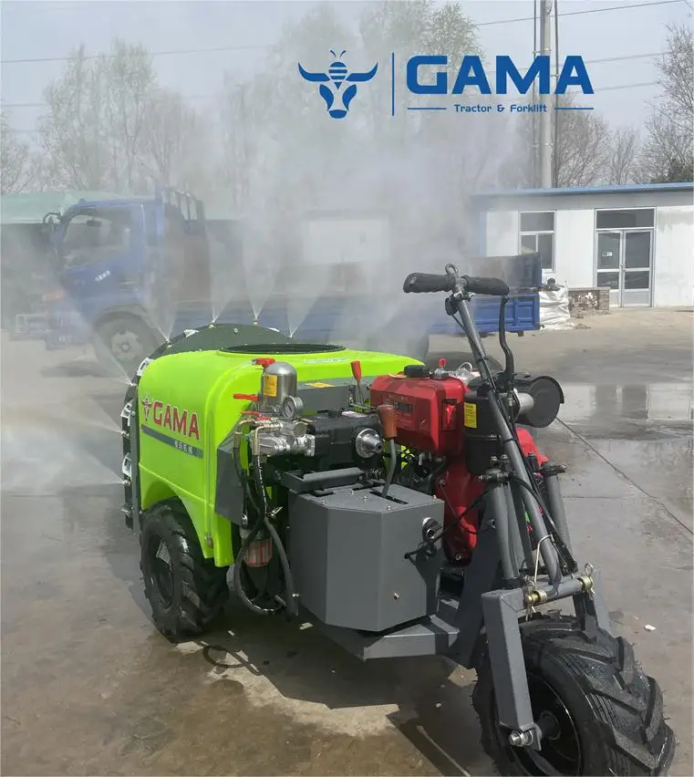 200l Three Wheeled Diesel Self-propelled Air Blast Sprayer Orchard ...