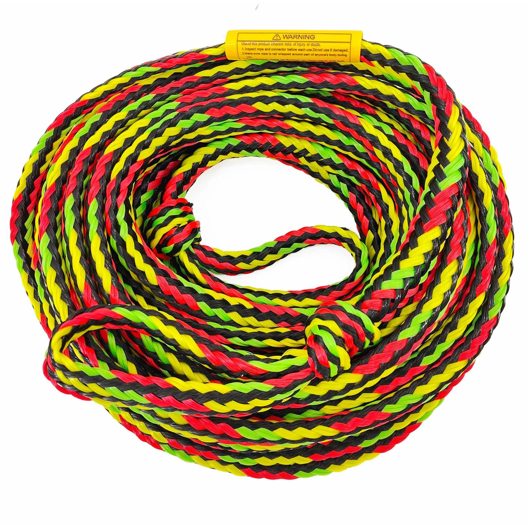 60ft 6000lb Towable Rope for Boat Water Traction Towable Tube Towing ...