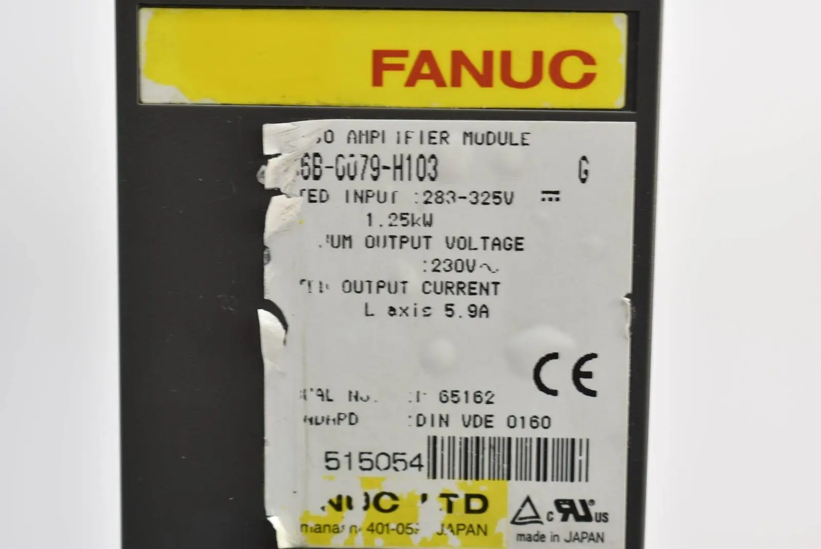Fanuc Servo Amplifier Module A06b-6079-h103 Ac Servo Motor Servo Drives ...