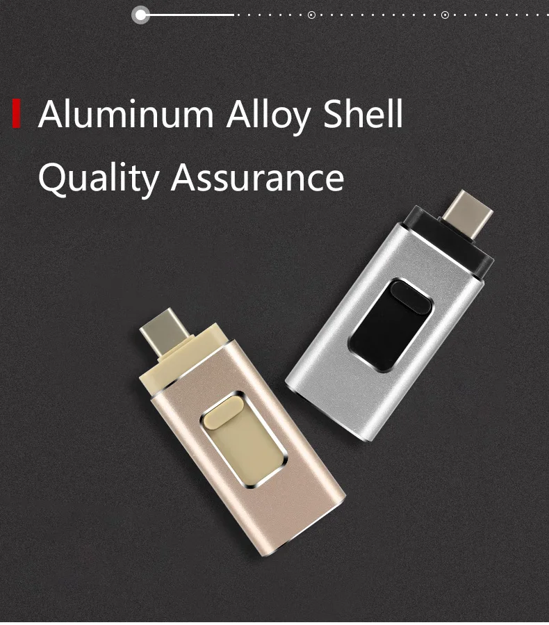 4 In 1 Otg For Android Phones Type C Usb Flash Drive 128gb 64gb 32gb ...