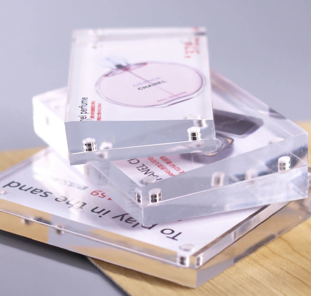 Clear Table Top Acrylic Magnetic Display Stand/menu/sign Holder For A5 ...