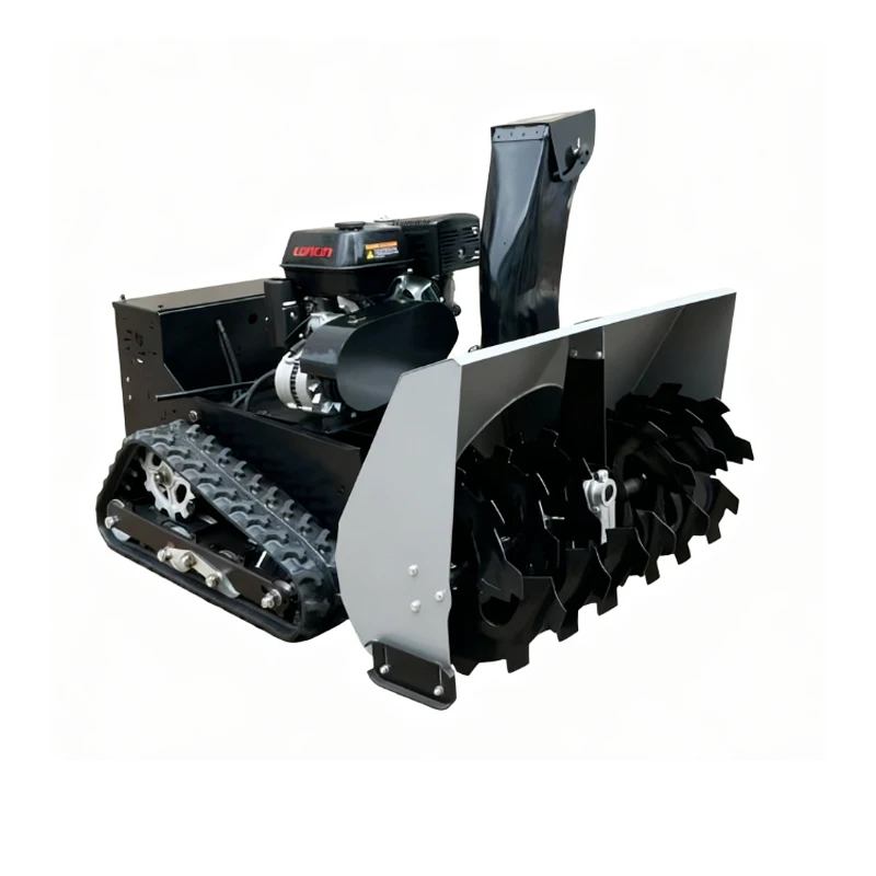 Industrial Radio Controlled Snow Blower Robot Remote Control Gasoline ...