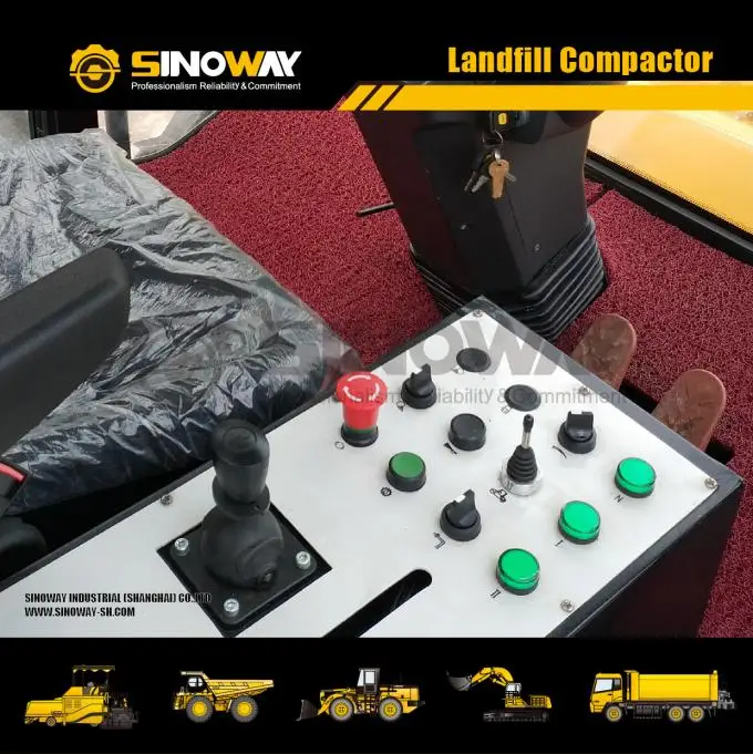 China Bomag Technology Trash Compactor 33ton Refuse Compactor For Waste ...