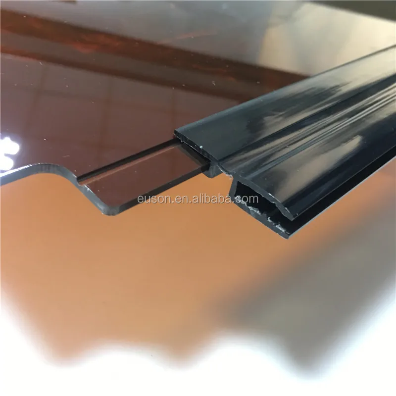 Custom Extrusion Plastic Living Hinge for Acrylic Panels