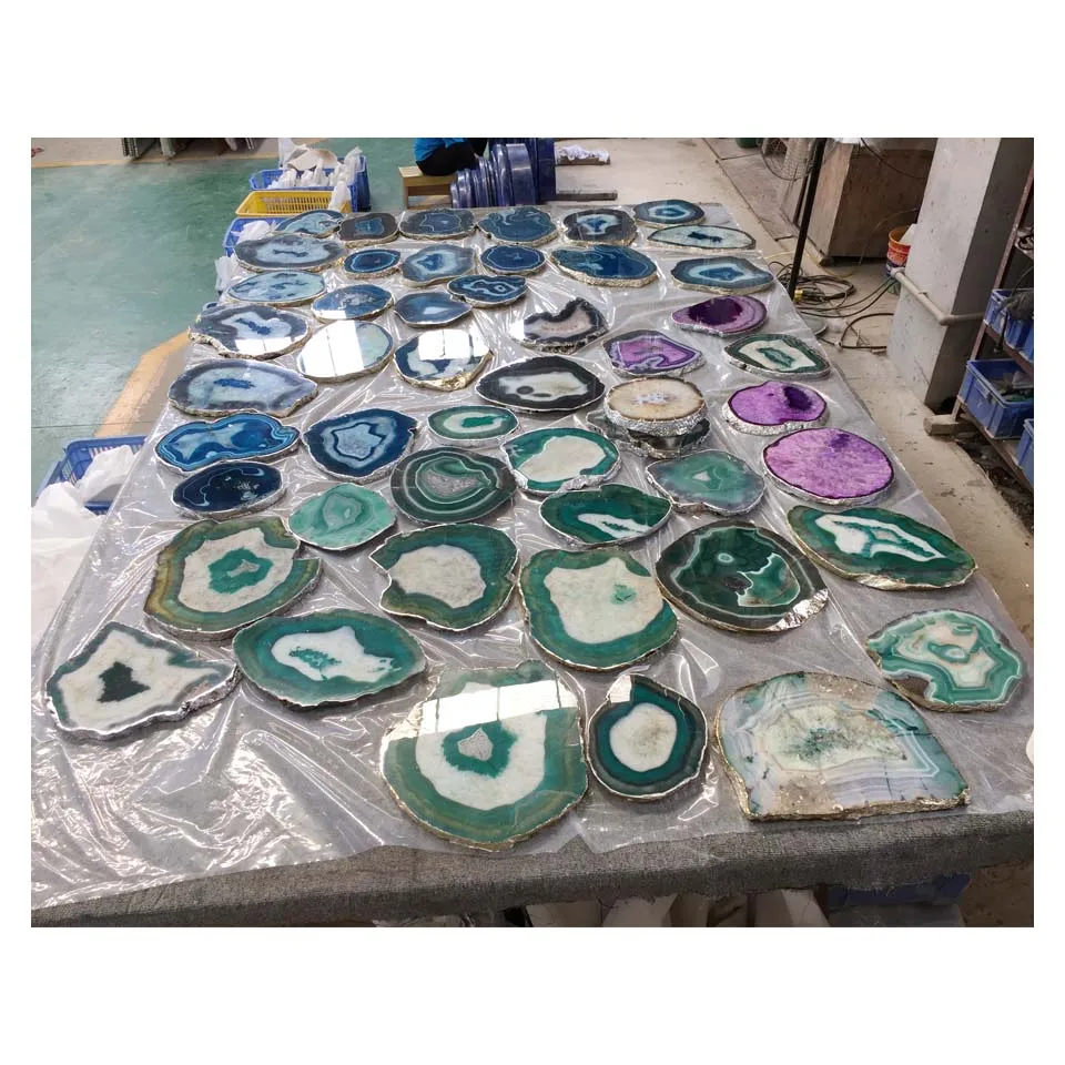 Natural Agate Plate for Home Decor - Perfectly Polished