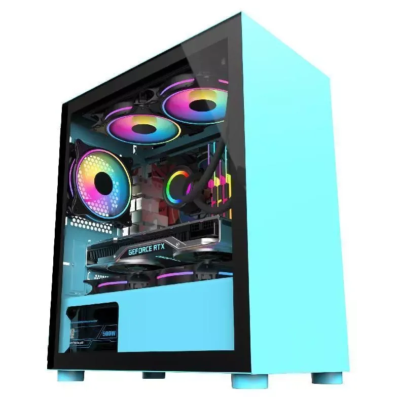 Voltes Matx Macro Atx Tower White Black Special-shaped Game Case With ...