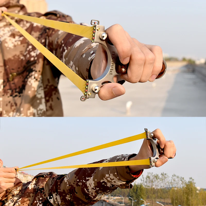 Piaoyu Wooden Patch Stainless Steel Slingshot at Rs 1781.00 | Slingshot ...