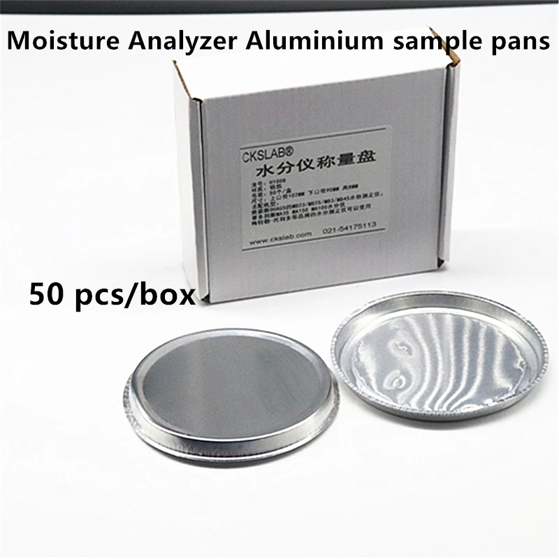 Aluminium Sample Pans - 50 Pcs/box for Moisture Analysis