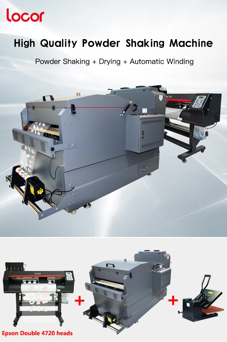 New Locor 70cm DTF Heat Transfer Printer for Dark Cotton | Automatic ...