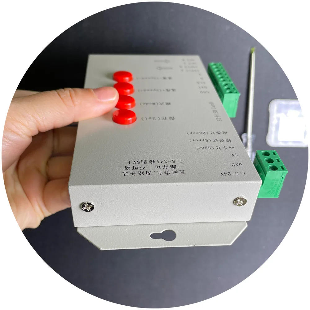 Addressable Programming Led Rgb Controller T1000s Sd Card Pixels
