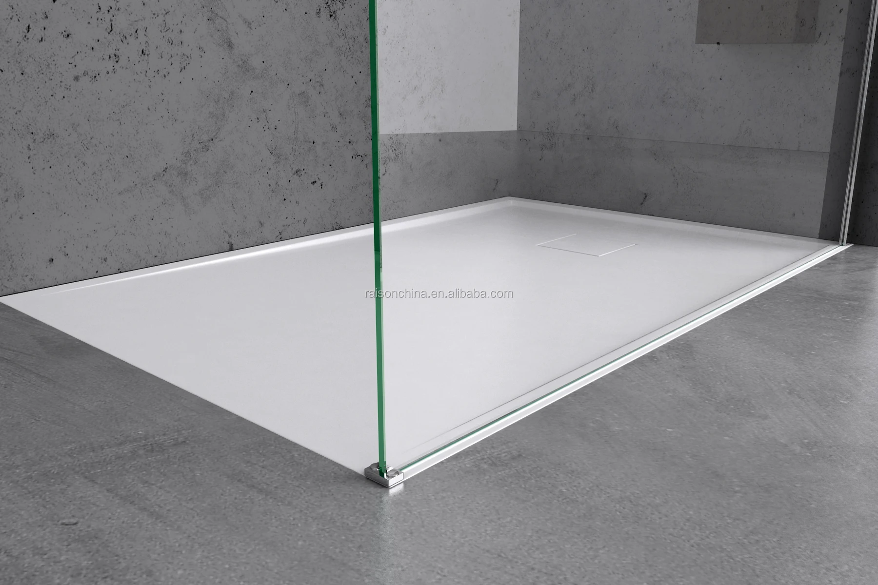 8mm Clear Glass Bathroom Shower Enclosure 304 Support Bar For Sale ...