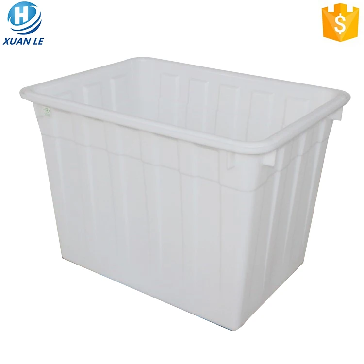 Hdpe White Indoor Fish Farming Tank Plastics Storage Container Box ...