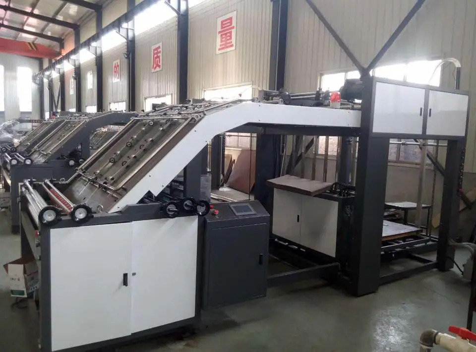 Servo Semi-auto Manual Flute Corrugated Paperboard Laminating Machine ...