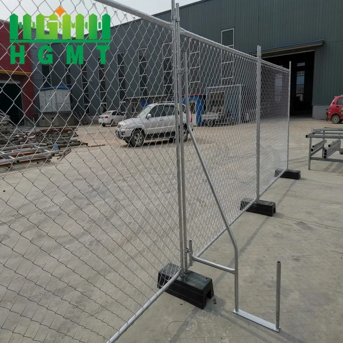 Temporary Chain Link Panel Temporary Brace Feet Plastic Base ...