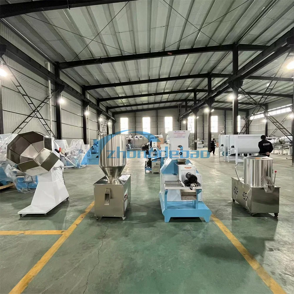 Farming Soybeans Expander Full Fat Soya Extruding Machine Floating Fish ...