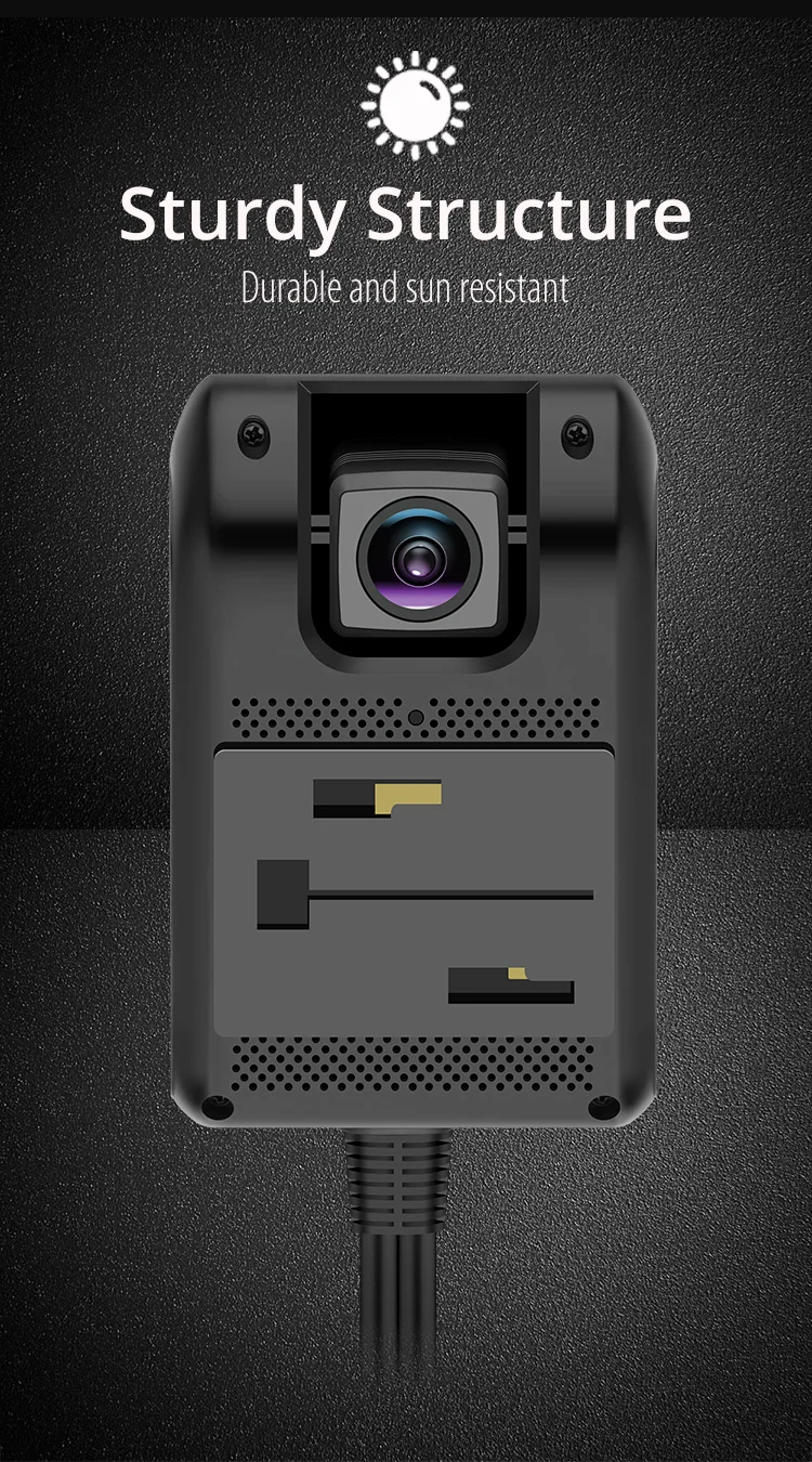 Jimi JC400 Dual Dash Cam - 1080p Live Streaming & GPS Tracker