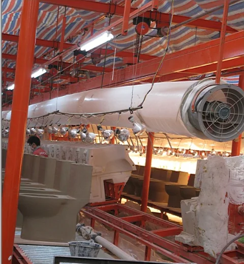 Water Closet Cistern and Tank Lifting Casting Line - Hexiang