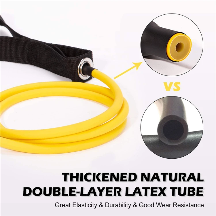 11pcs Different Types Of Tubing Band Resistance Exercise Bands Pull Up ...