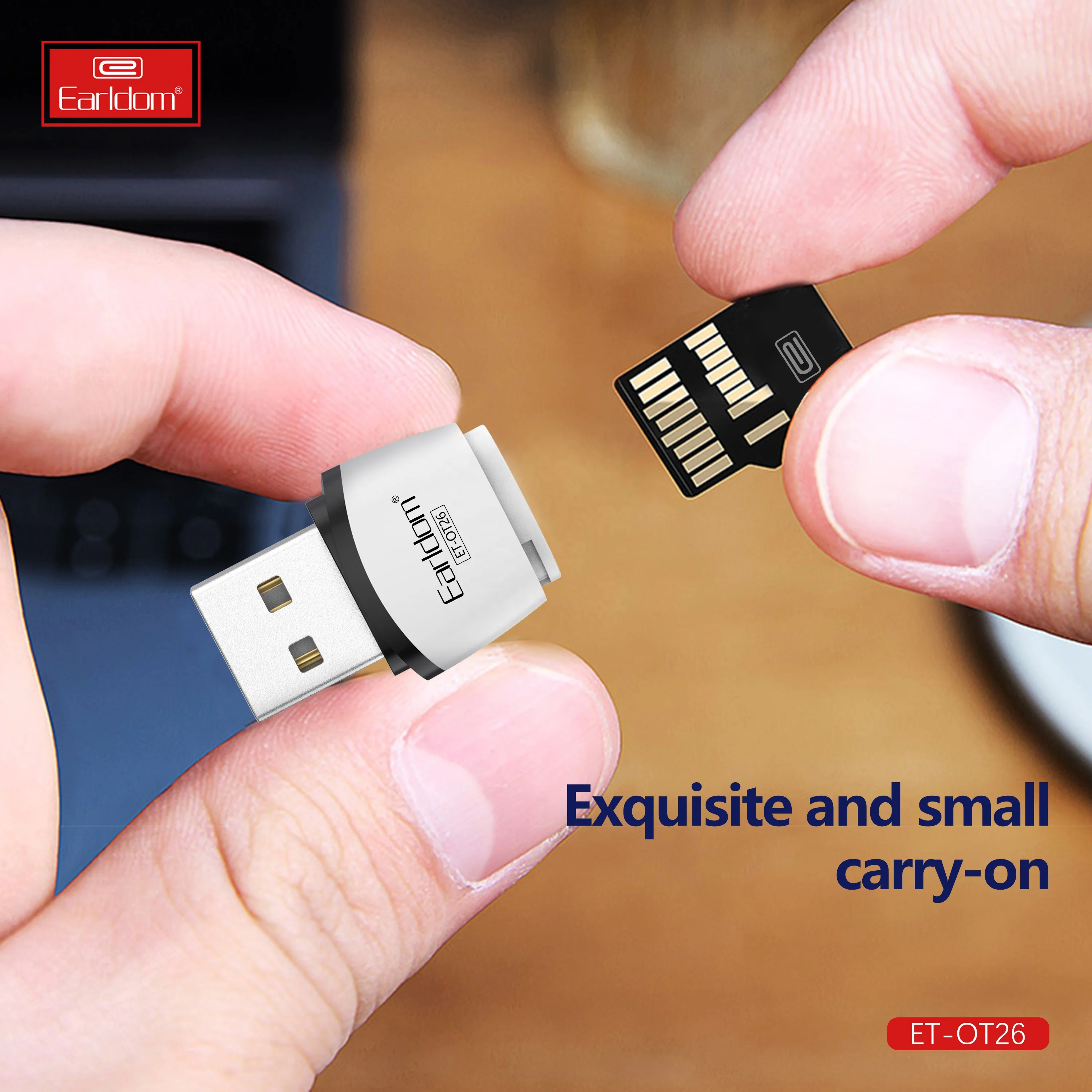 Earldom Usb 2.0 Adapter Micro Sd Tf Flash Memory Card Reader For Pc ...