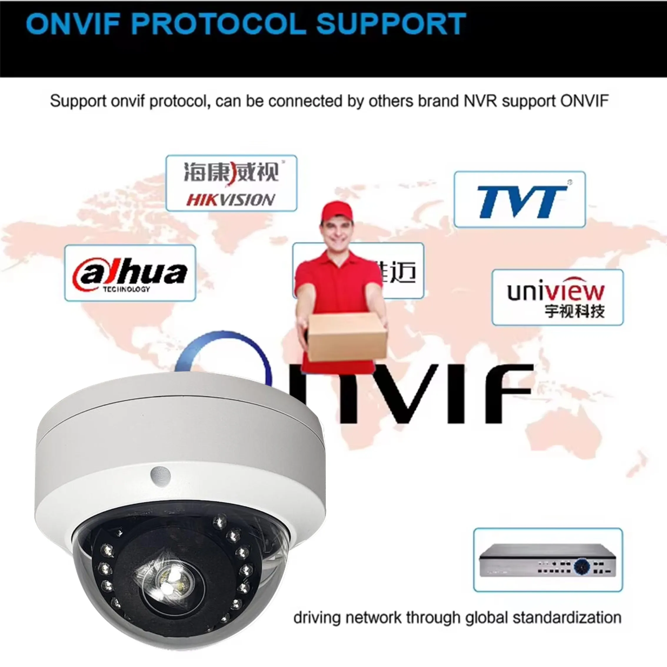 8MP 4K POE NVR Kit CMOS Sensor Infrared Night Vision Outdoor Wired ...