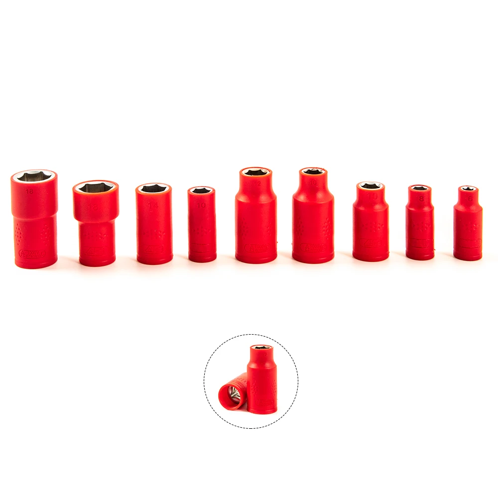 Insulated Metric 1/2socket Set 1000v - Buy Vde Socket Set Insulated ...
