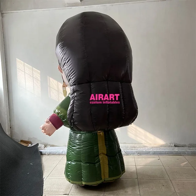 Custom Inflatable Girl Model - PVC Tarpaulin Air Dancer for Advertising ...