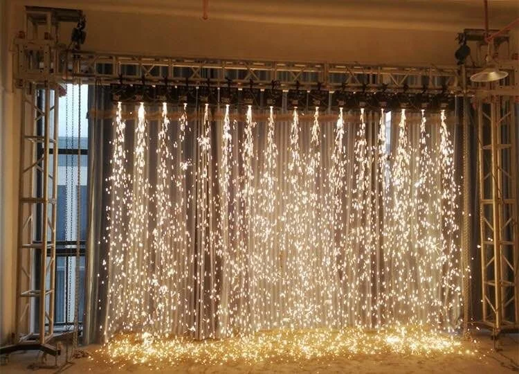 Wedding Decoration Stage Waterfall Spark Machine Fireworks Cold Pyro ...