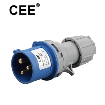 Cee Iec60309 Ip44 3p 2p+e 16a 250v Single Phase Caravan Plug Industrial ...
