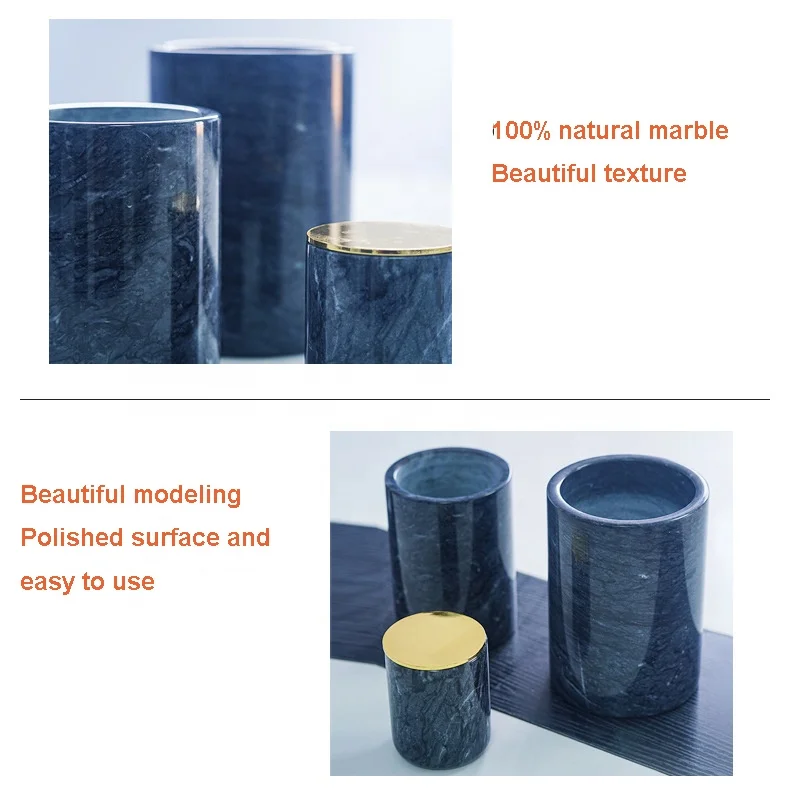 Amazon Hot Selling Stone Marble Wine Chiller Holder Ice Bucket Stand ...