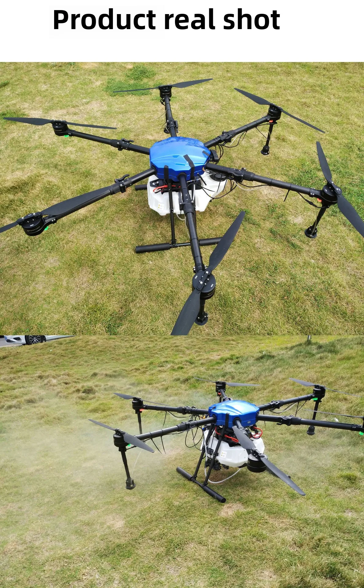 D16 Plastic Agricultural Drone for Pest Control Fertilization ...