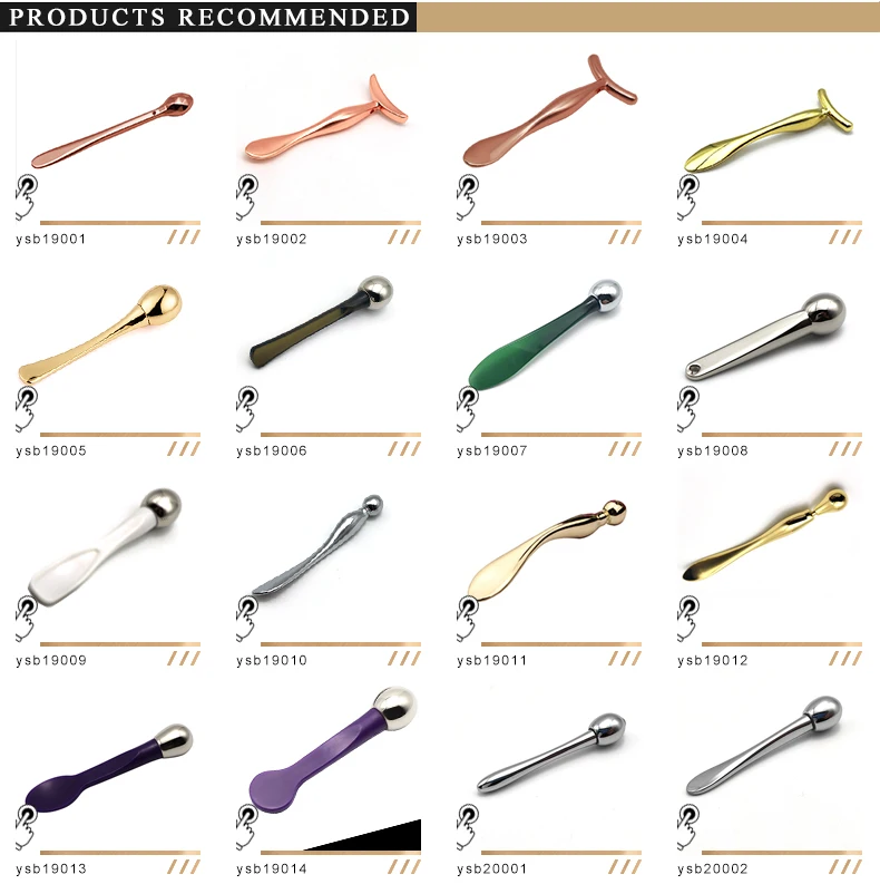 Mini Luxury Gold Cosmetic Cream Spatula - Buy Cream Spatula,Cosmetic ...