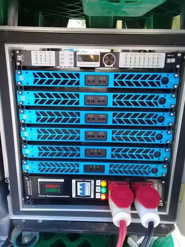 D-1004 CVR Portable 4-Channel Audio Power Amplifier & Speaker Amplifier OEM